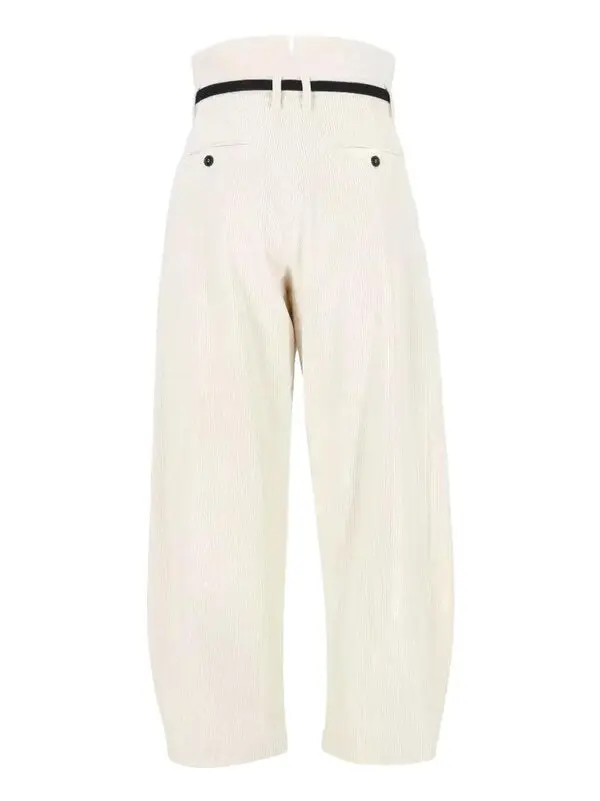 Barena Venezia Candiano Belted Corduroy Trousers - Neutrals