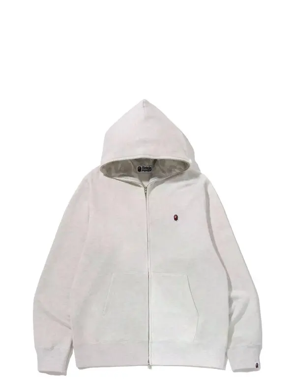 A BATHING APE One Point Full-zip Hoodie - Grey
