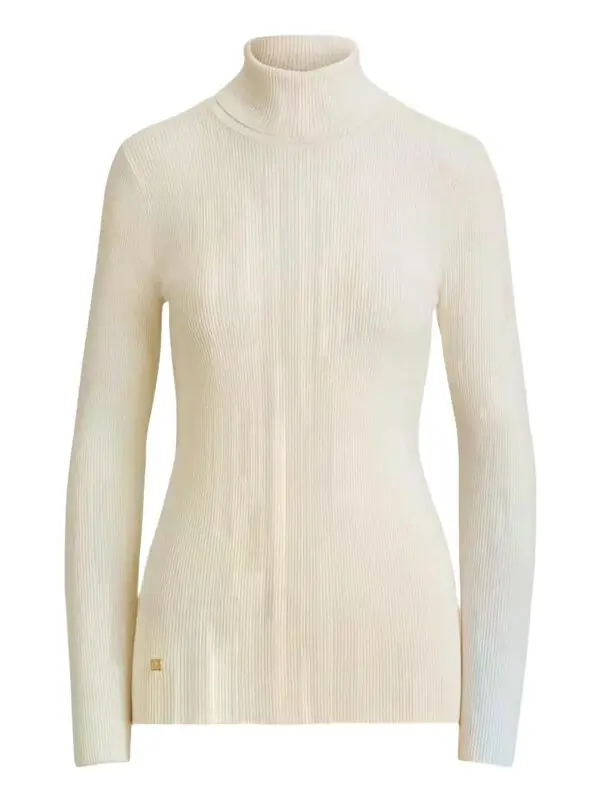 Ralph Lauren Rib-knit Turtleneck Jumper - Neutrals
