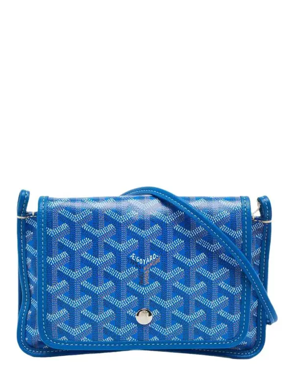 Goyard 2022 Plumet Goyardine Crossbody Bag - Blue