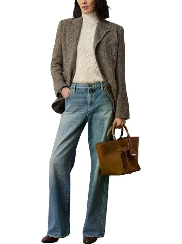 Ralph Lauren Cashmere Cable-knit Turtleneck Sweater - Neutrals