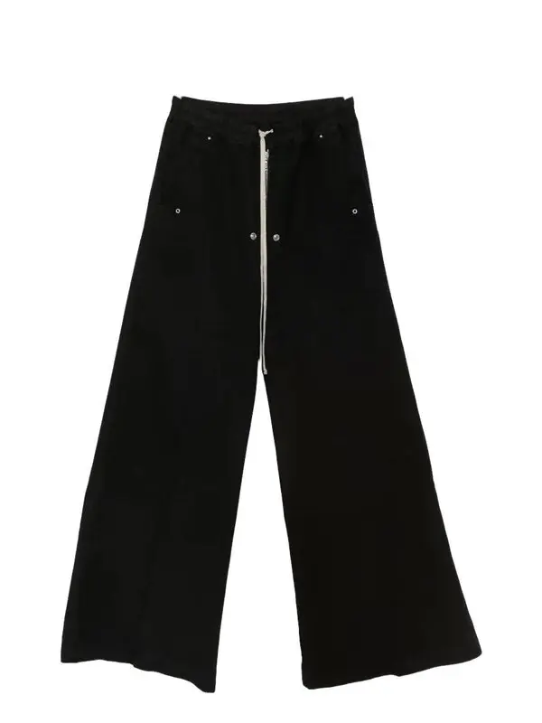 Rick Owens Drawstring Wide-leg Trousers - Black