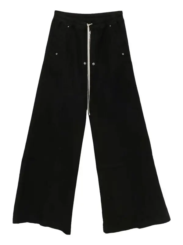 Rick Owens Drawstring Wide-leg Trousers - Black