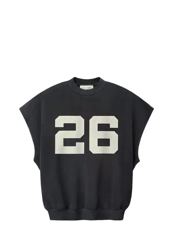 Fear Of God Relaxed Fleece Cutoff Sweatshirt - Grey