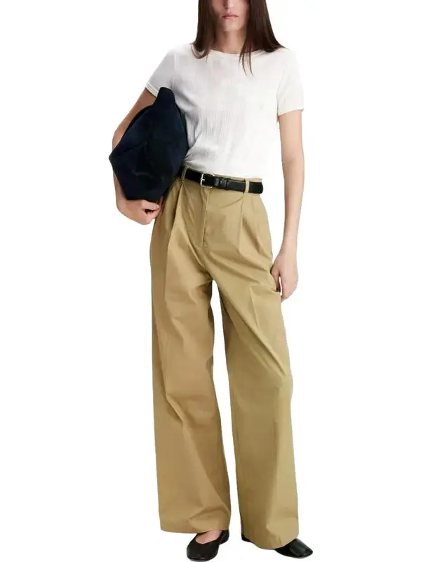 A.p.c. Ginny Pleated Trousers - Neutrals