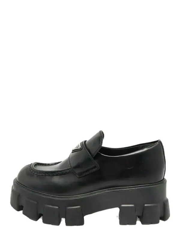 Prada Monolith Loafers - Black