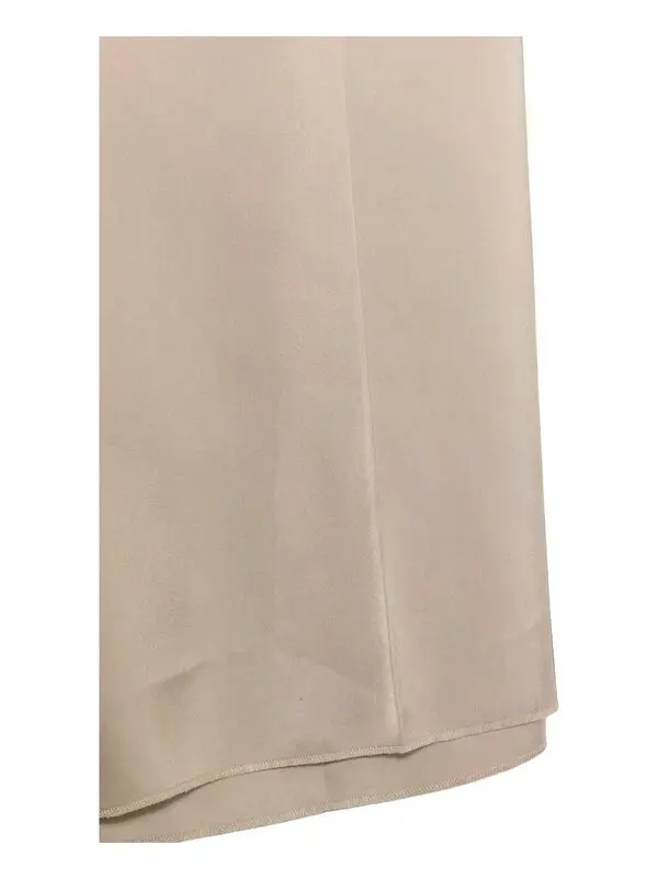 Marina Rinaldi Satin-finish Palazzo Trousers - Neutrals