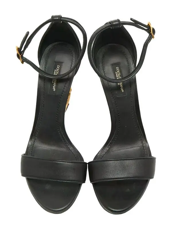 Dolce & Gabbana Keira Ankle Strap Sandals - Black