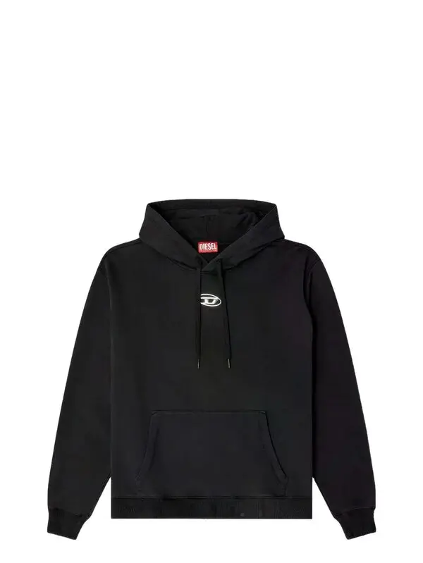 DIESEL® S-norm Logo-print Hoodie - Black