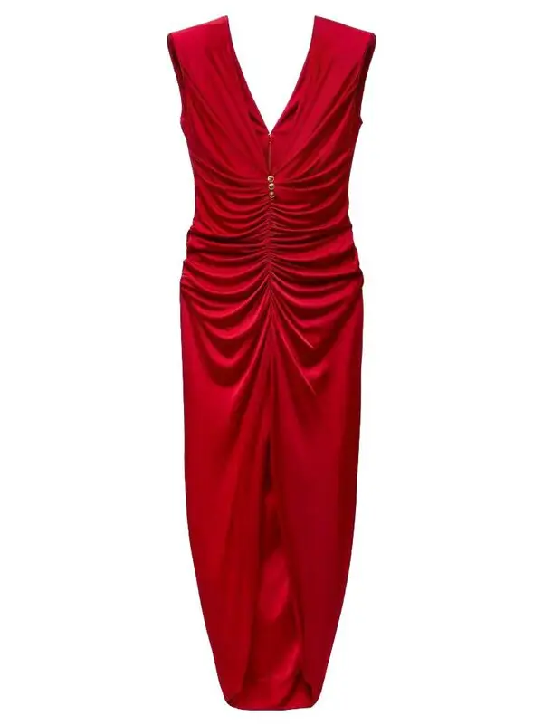 Versace Viscose-jersey Gown - Red