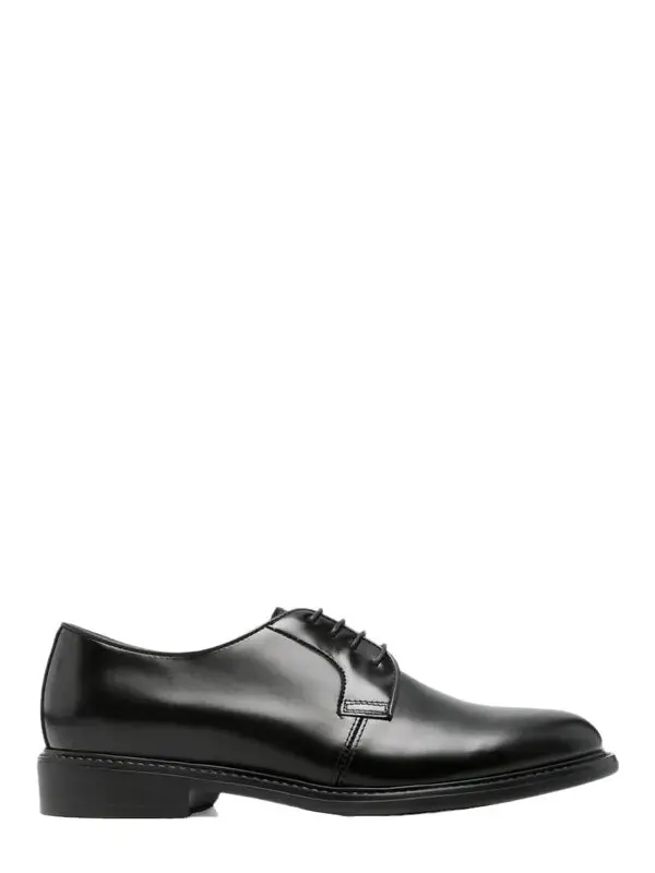 NEROGIARDINI Diana Leather Derby Shoes - Black