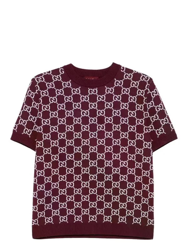 Gucci Gg Reversible Sweater - Red