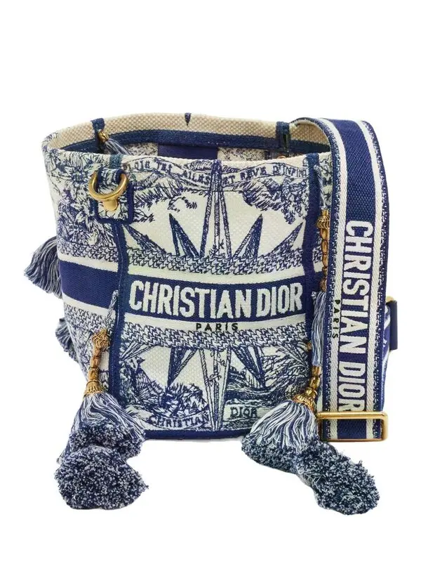 Dior 2022 Small D-bubble Bucket Bag - Blue