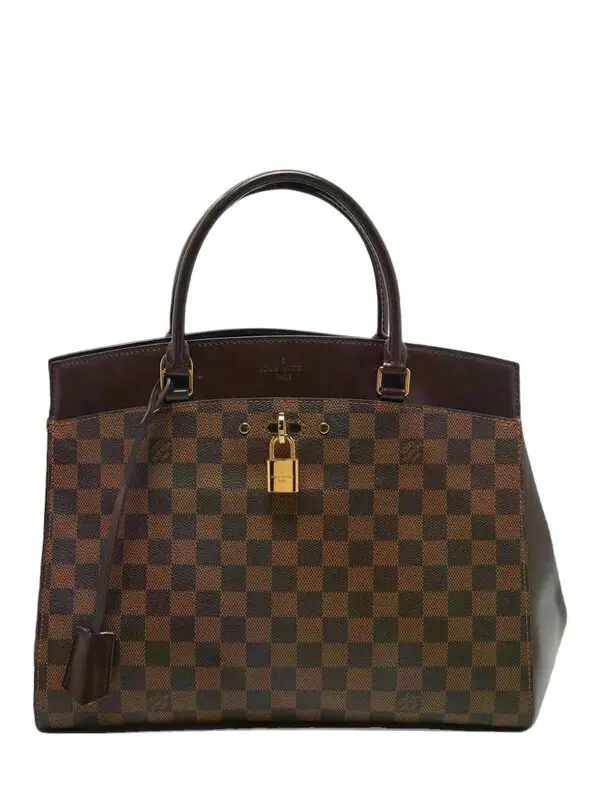 LOUIS VUITTON 2015 Mm Damier Ebene Rivoli Tote Bag - Brown