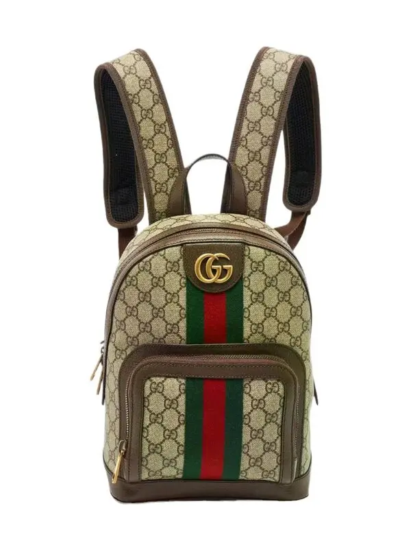 Gucci Small Ophidia Gg Supreme Backpack - Neutrals