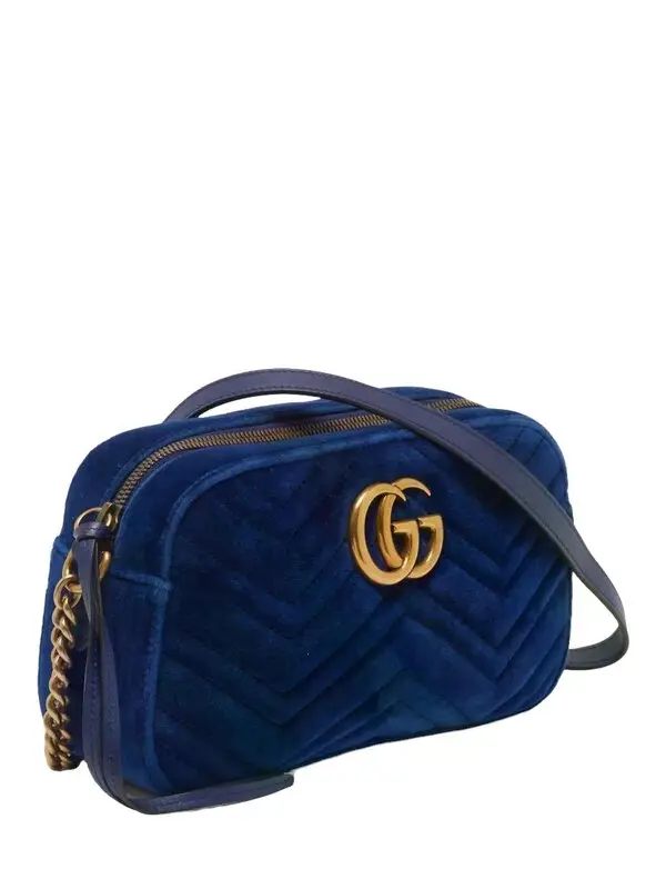 Gucci Gg Marmont Shoulder Bag - Blue