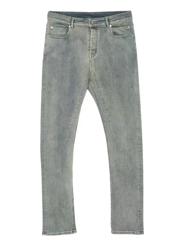 Rick Owens Detroit Slim Cut Jeans - Blue