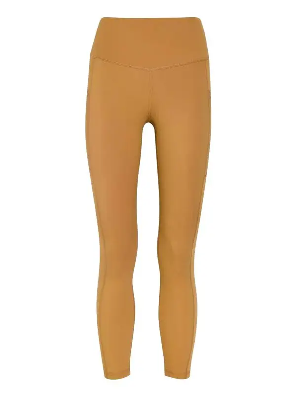 NOW YOU LIVE Walton High-waisted Leggings - Brown