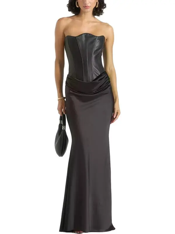 Manière De Voir Corina Maxi Dress - Black