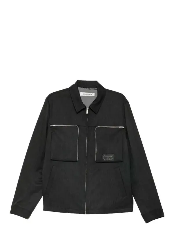 Undercover Zip-up Cargo Blouson - Grey