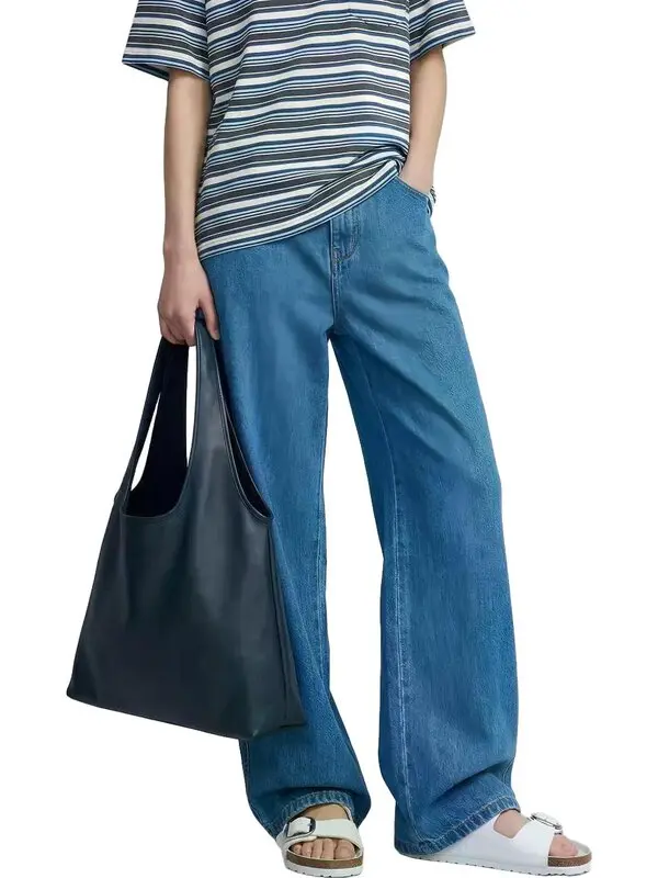STUDIO TOMBOY Logo-debossed Tote Bag - Blue