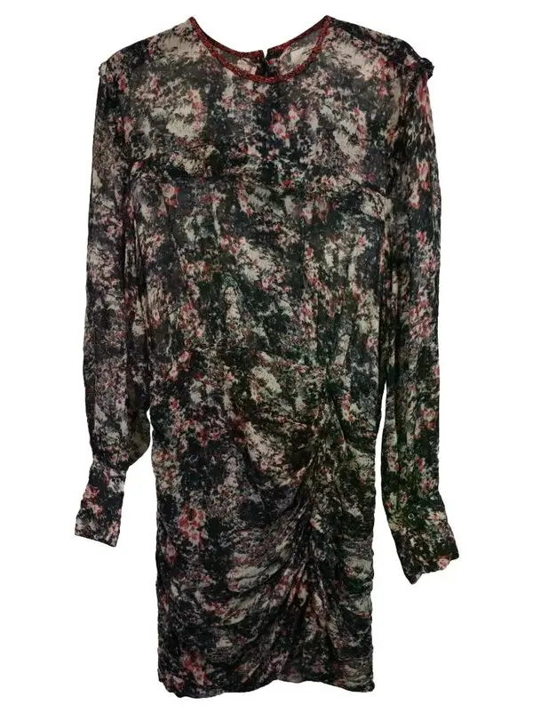 ISABEL MARANT VINTAGE Jirvina Ruffled Dress - Black