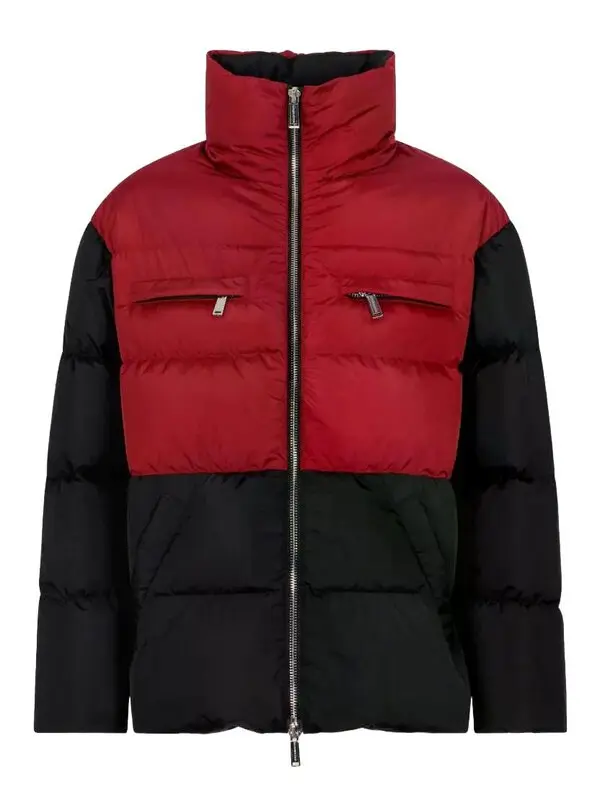 Dsquared2 Colorblock Padded Down Jacket - Blue