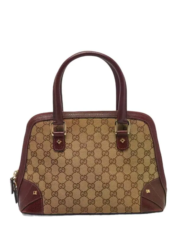 Gucci Gg Canvas Studded Tote Bag - Neutrals