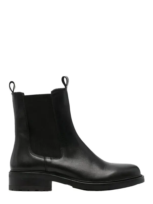 SERGIO MORETTI FIRENZE Pull-tab Ankle Boots - Black