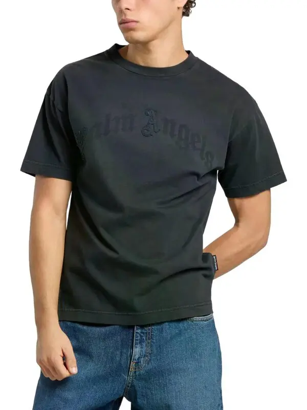 Palm Angels Logo-patch T-shirt - Black