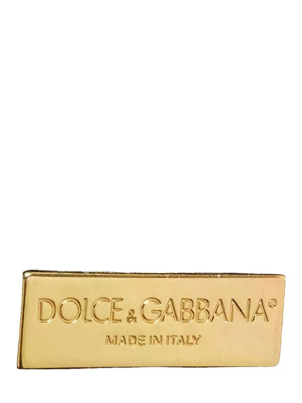 D&G PREOWNED Dolce & Gabbana Sicily Leather Tote Bag - Black