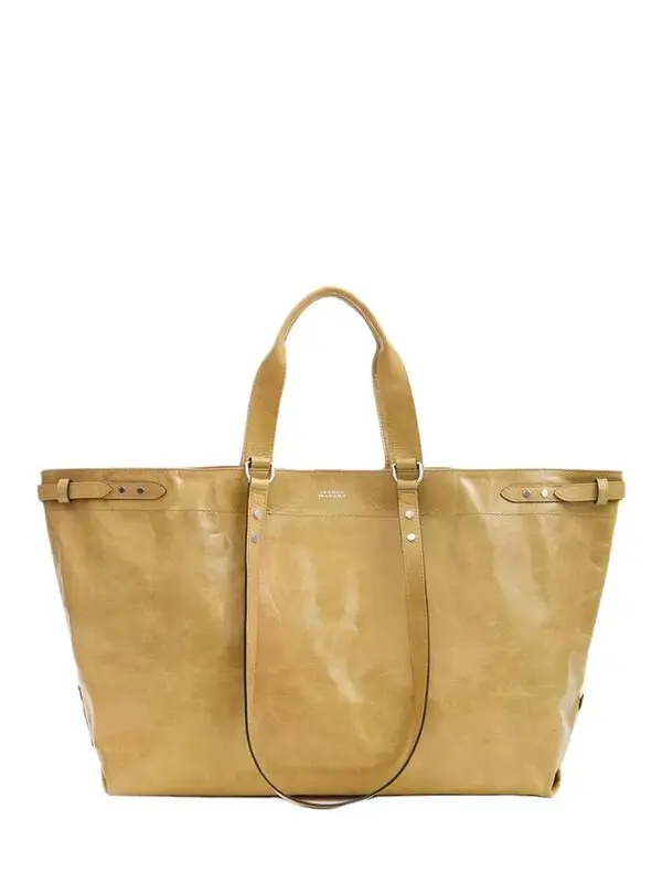 Isabel Marant Étoile Winna Leather Tote Bag - Neutrals