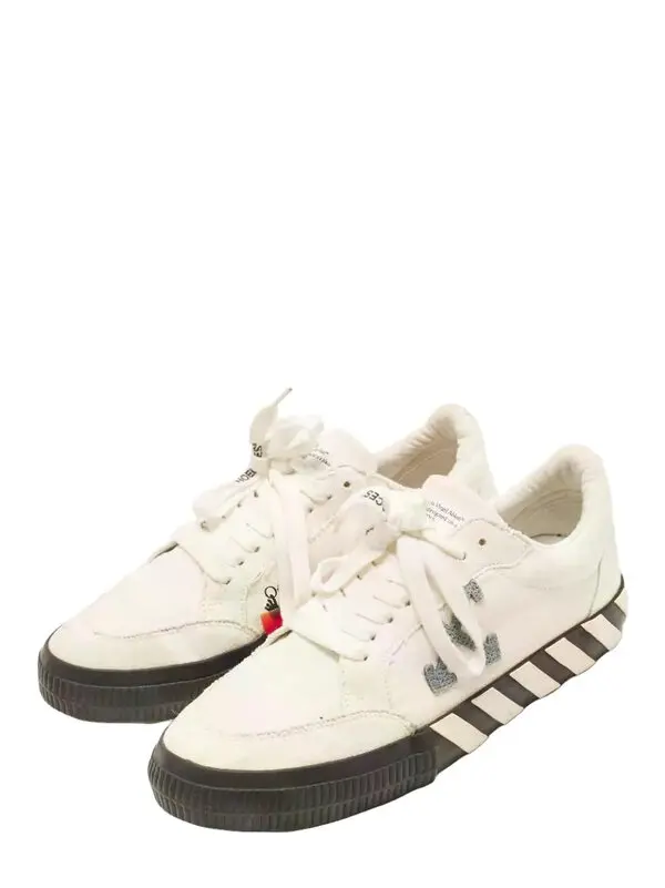 Off-White Vulcanized Arrow-patch Sneakers - White