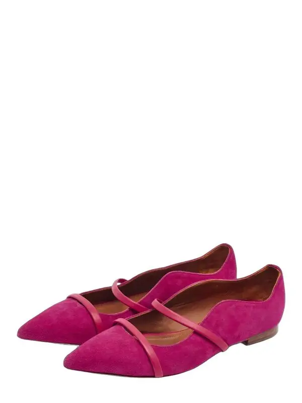 MALONE SOULIERS Maureen Pointed-toe Ballet Flats - Pink
