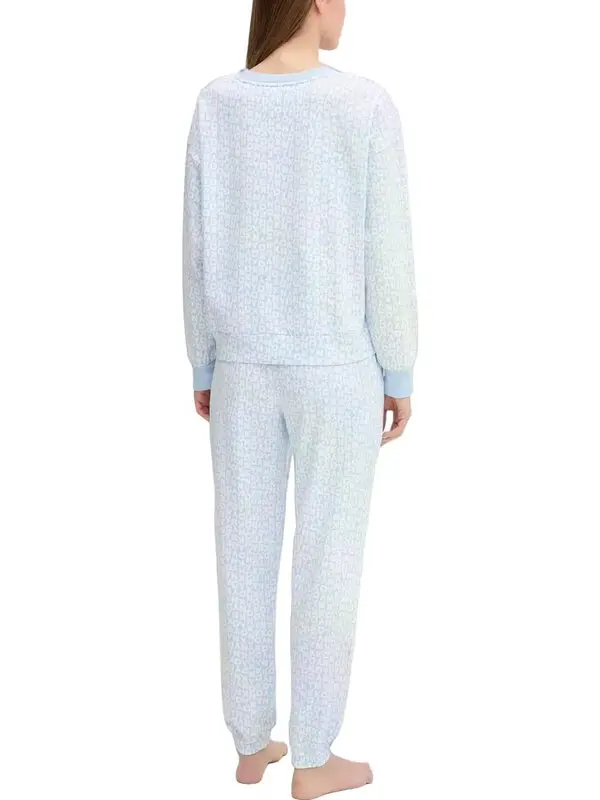 Dkny Logo-print Drawstring Track Pants - Blue