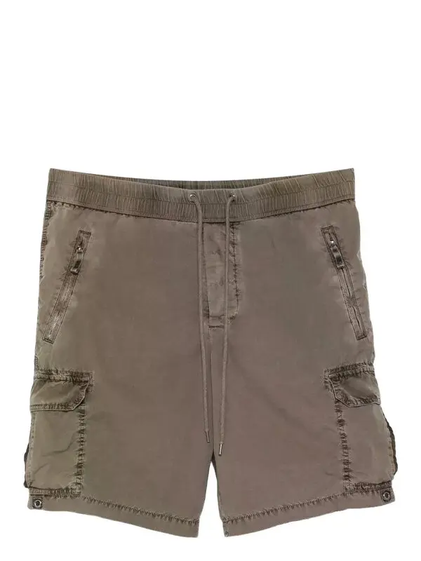 JAMES PERSE Parachute Poplin Cargo Shorts - Green