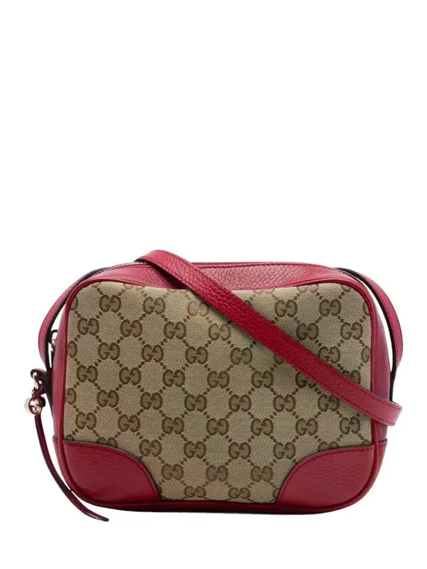 Gucci 2016-2026 Gg Canvas Bree Crossbody Bag - Red