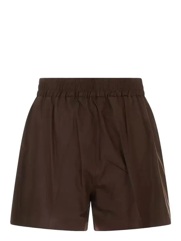 P.a.r.o.s.h Cannes Wide Leg Shorts - Brown