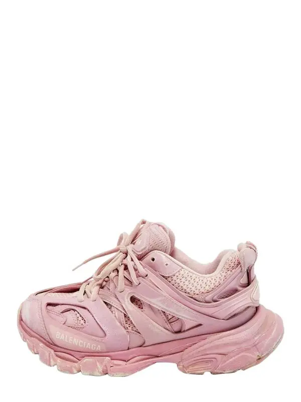 Balenciaga Track Mesh-panel Sneakers - Pink