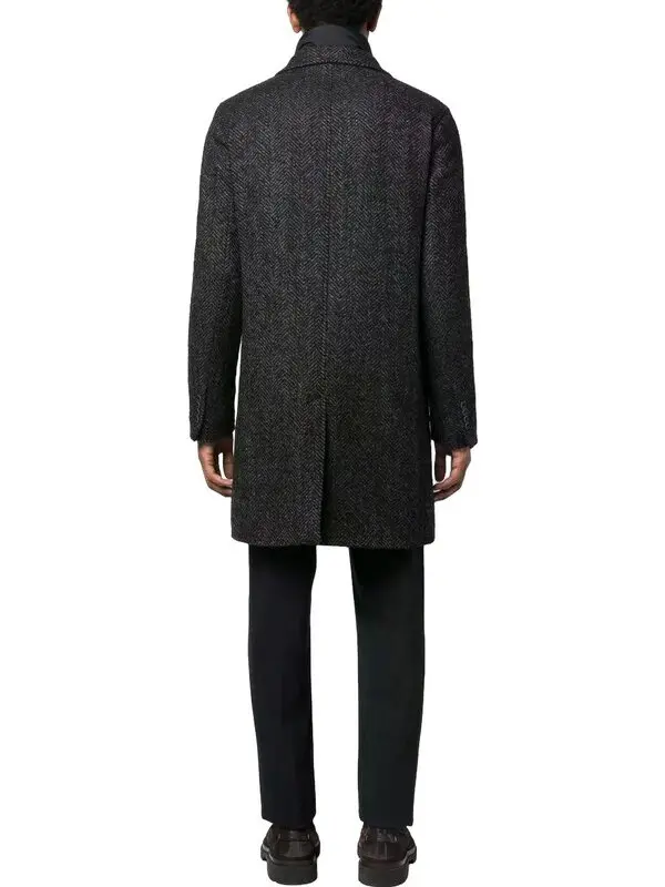 Herno Nottingham Ecoage Layered Coat - Black
