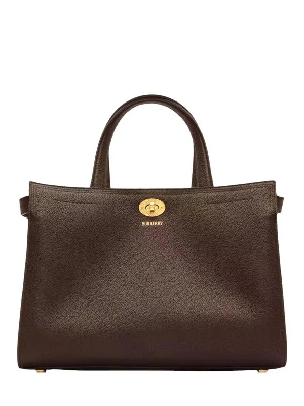 Burberry Small Check Cotswolds Tote Bag - Brown