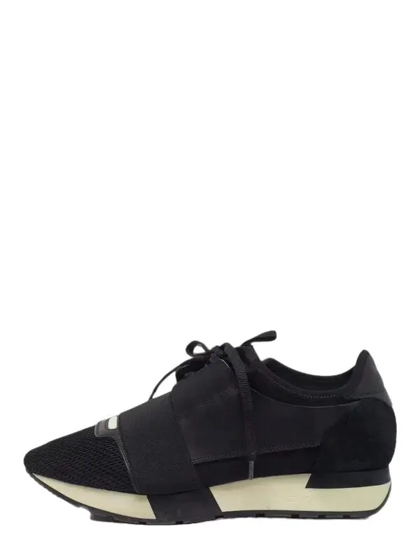 Balenciaga Race Runner Lace-up Sneakers - Black