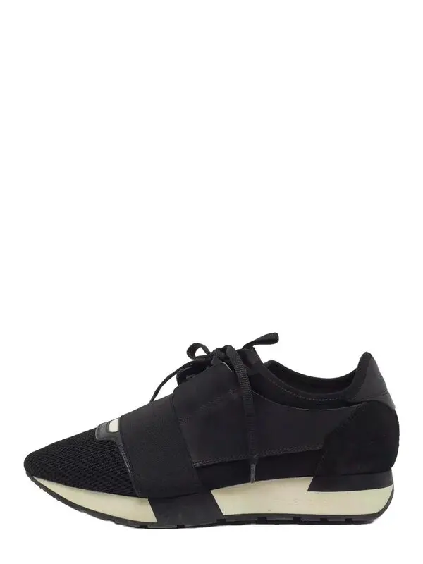 Balenciaga Race Runner Lace-up Sneakers - Black