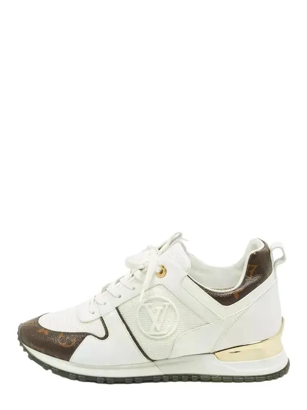 LOUIS VUITTON Run Away Monogram Sneakers - White