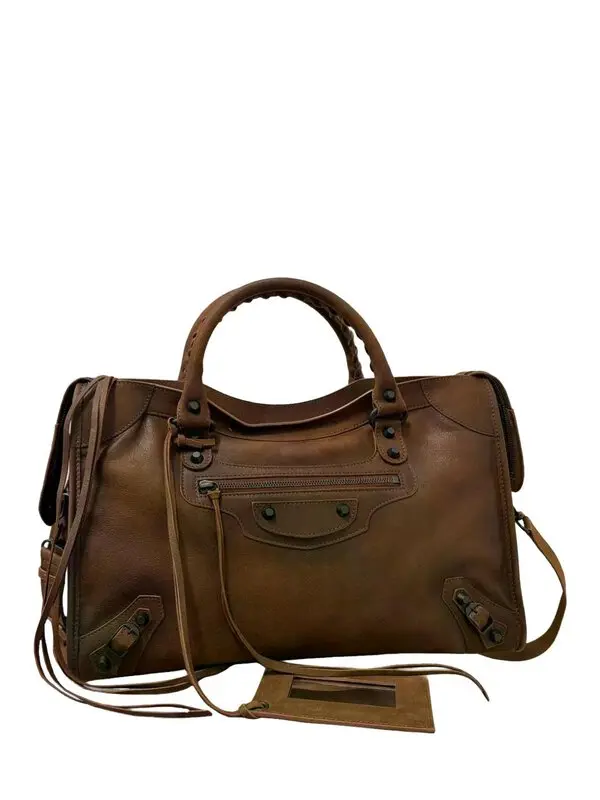 Balenciaga Le City Bag Medium In Caramel - Brown