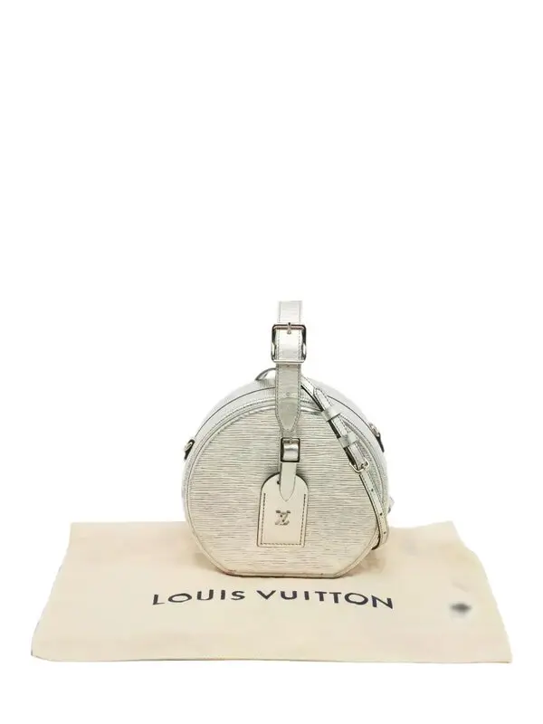 LOUIS VUITTON Petite Boite Chapeau Epi Tote Bag - Silver