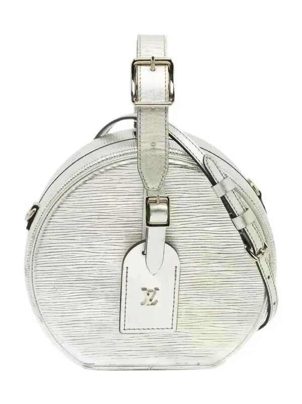 LOUIS VUITTON Petite Boite Chapeau Epi Tote Bag - Silver