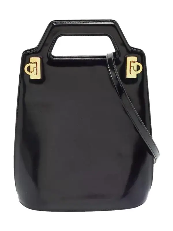 FERRAGAMO Wanda North South Tote Bag - Black