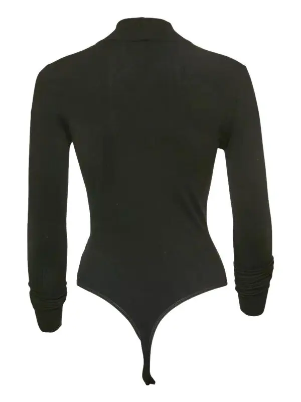 Alaïa High-neck Knit Bodysuit - Black
