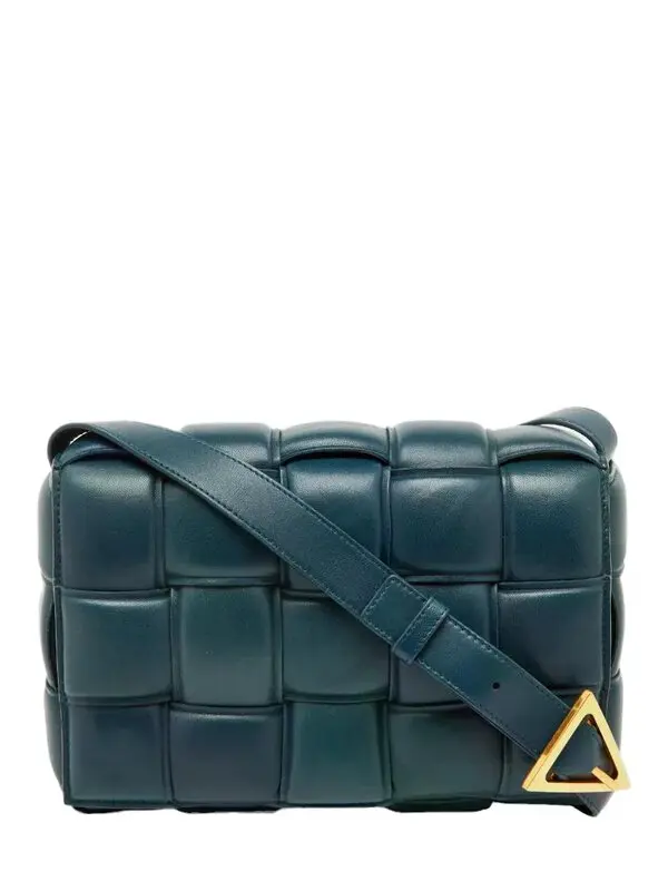 Bottega Veneta Medium Cassette Padded Shoulder Bag - Blue